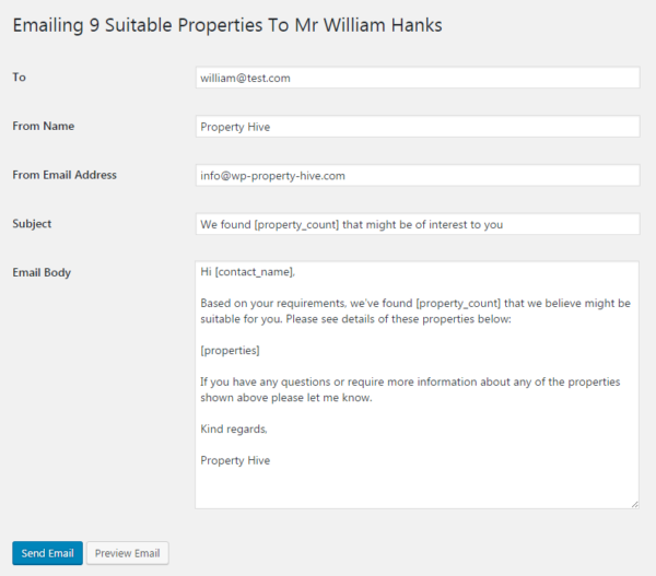 Matching And Emailing Properties To Applicants Now Available | Property ...