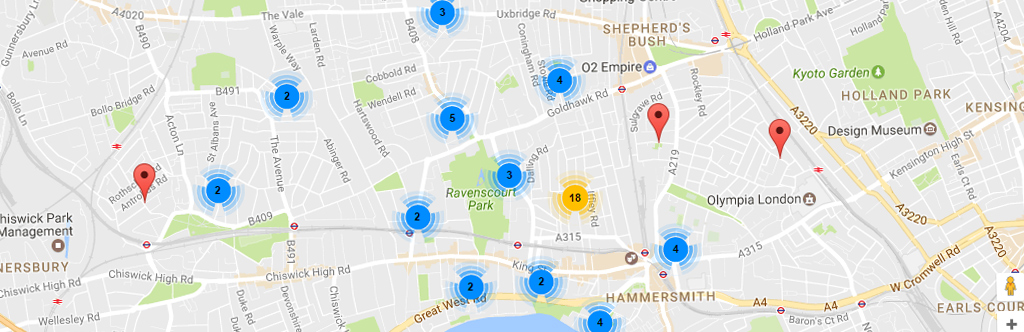 New Marker Clustering Feature Added To Map View Add On Property Hive For Wordpress