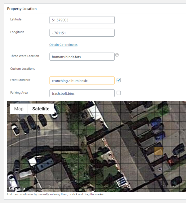 what3words | Property Hive For WordPress